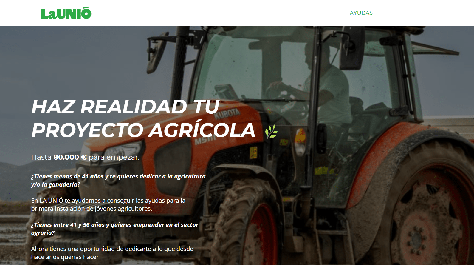 LA UNIÓ llança una web per a assessorar els llauradors i ramaders joves ...